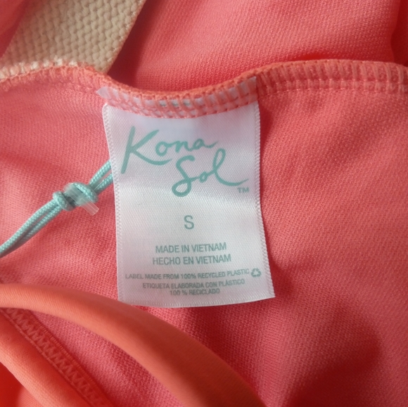 Kona Sol | Swim | Nwt Kona Sol Womens V Neck Over The Shoulder High Leg ...